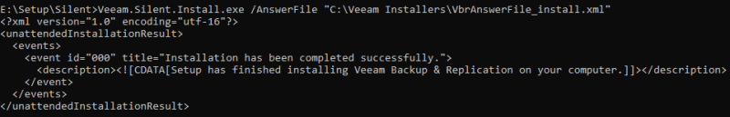 Automating installations with Silent Mode in VBR V12.1 – benharmer.blog