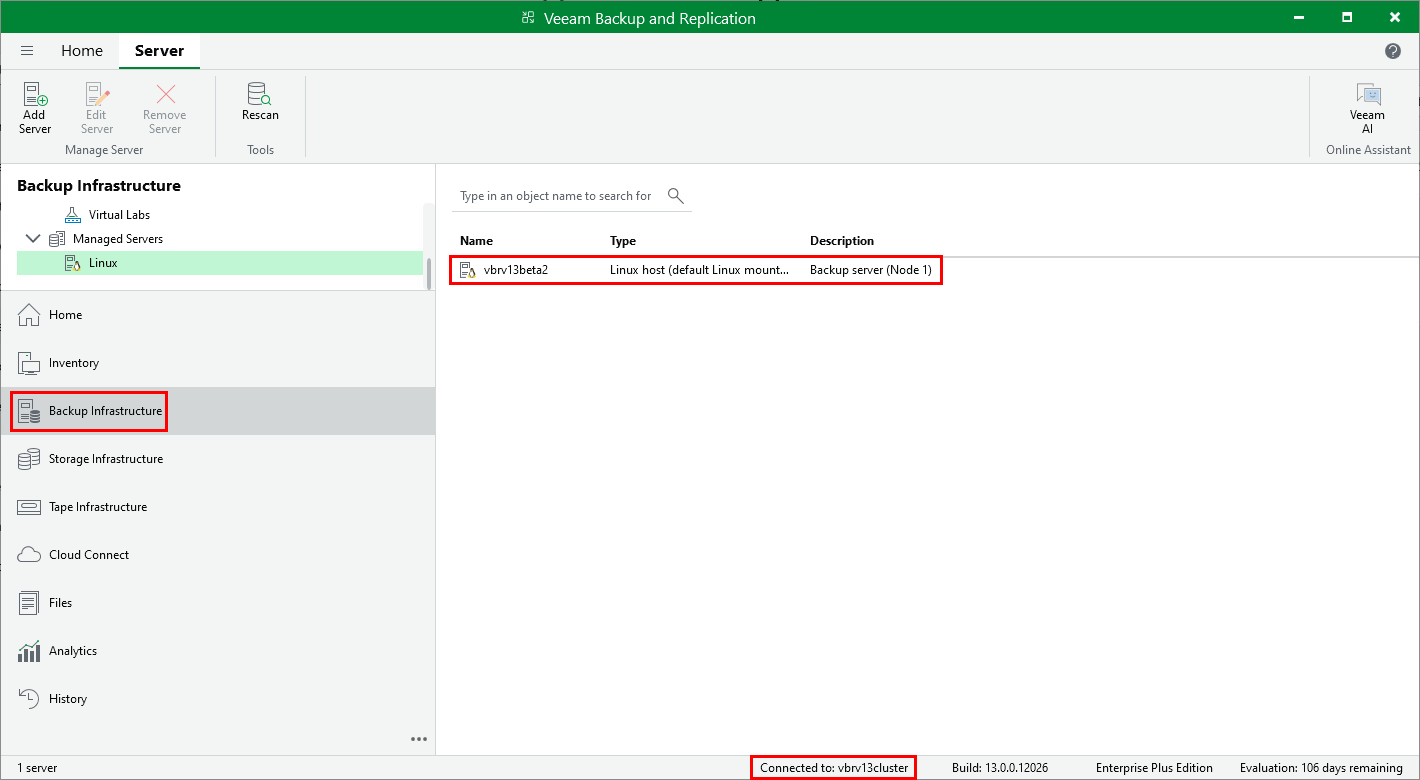 VBR V13 Beta – A Highly Available Software Appliance – benharmer.blog