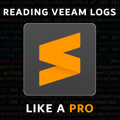 Sublime Text – Reading Veeam logs like a Pro – benharmer.blog
